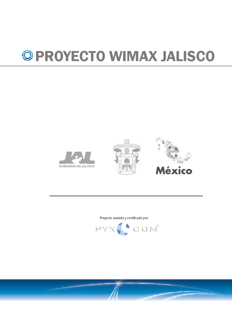 Proyecto Wimax | PDF | Wifi | Wi Max