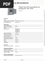Ficha técnica Tablero NF304AB22S | PDF