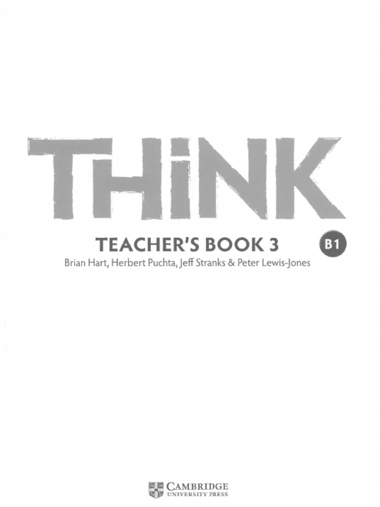 Think Teacher S Book 3 PDF | PDF