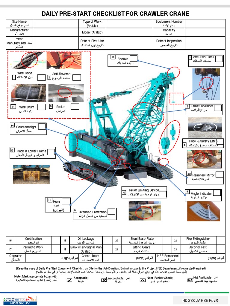 Crawler Crane Arabic | PDF