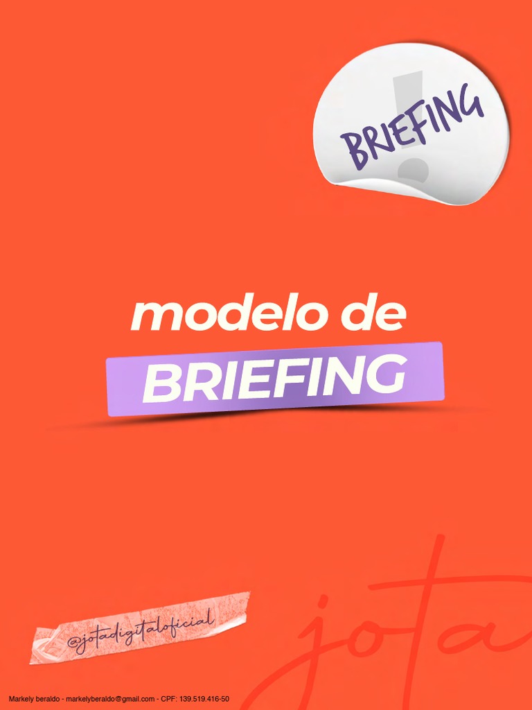 Modelo de Briefing | PDF