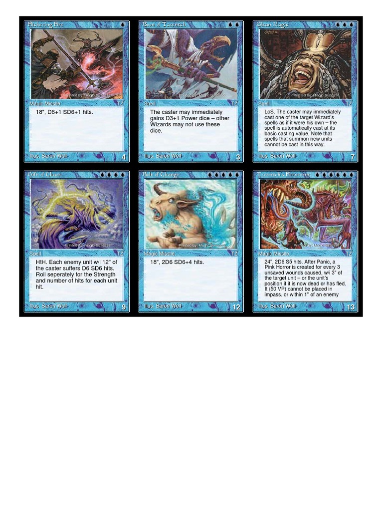 Warhammer Spell Compendium | PDF
