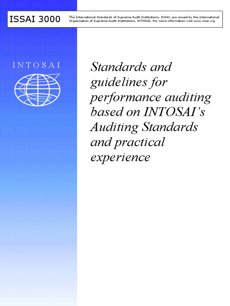 Issai 3000 | PDF | Audit | Program Evaluation