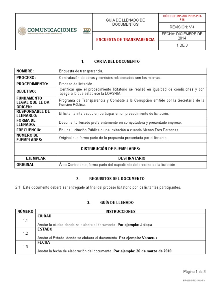 Guia de Llenado FORMATO 19 | PDF