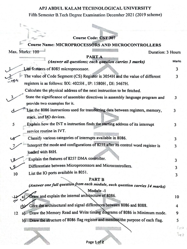 MP Question Paper | PDF