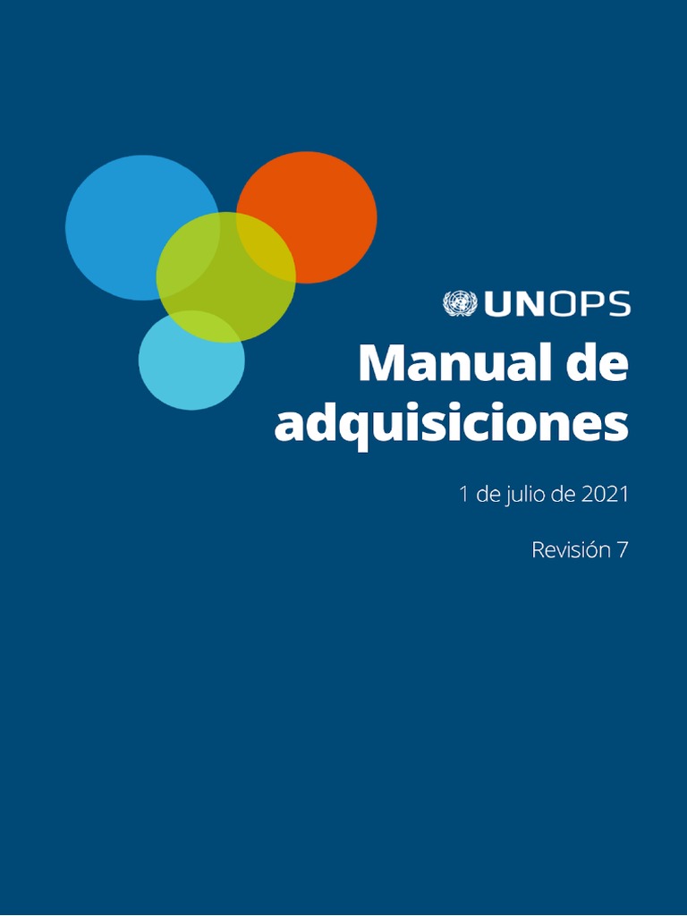 Manual de Adquisiciones Revisión 7 | PDF | Economias | Business Manual de Adquisiciones Revisión 7 | PDF | Economias | Business