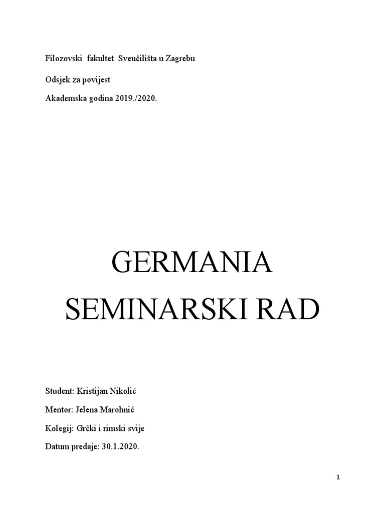 Germania | PDF