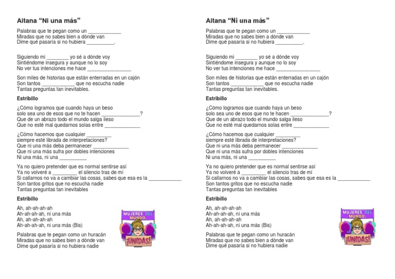 Aitana Ni Una Más | PDF