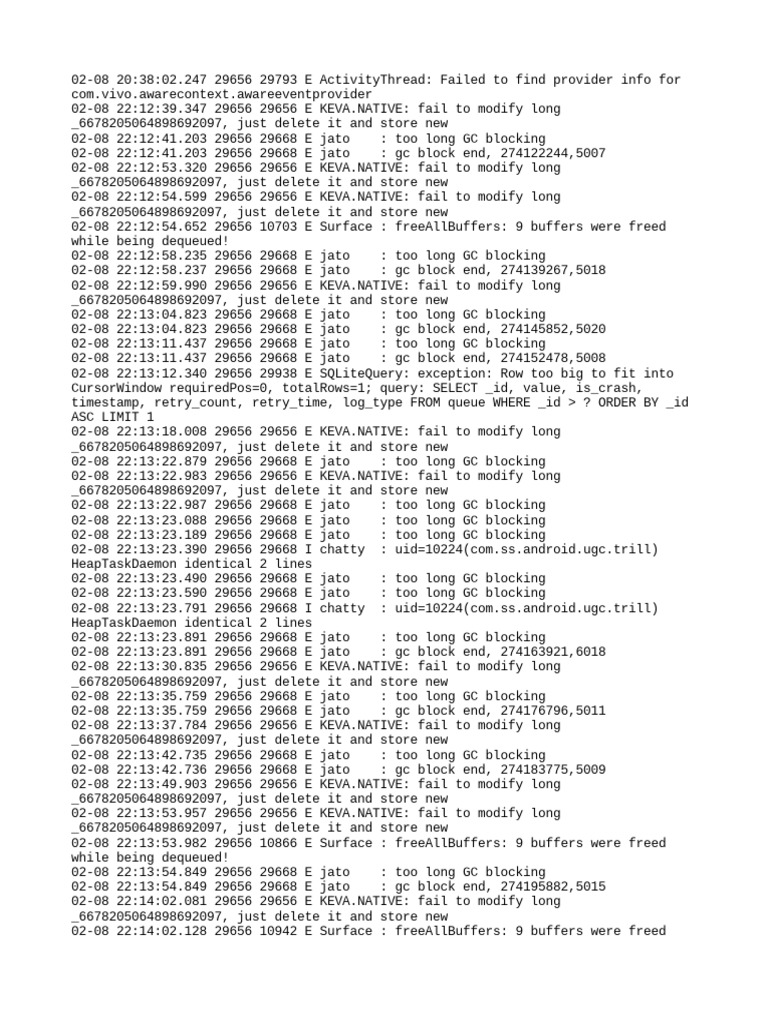 Log Pdf Java Programming Language Android Operating System 