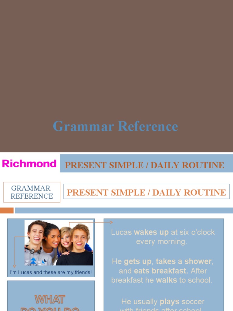 Present Simple Daily Routine | PDF