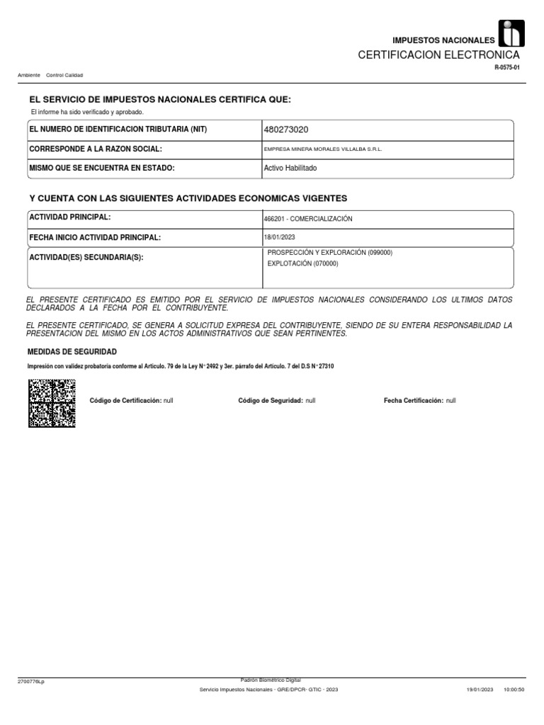 Certifica Do Electronic o | PDF | Gobierno