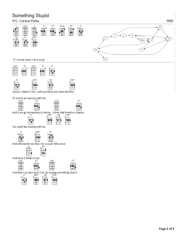 Something Stupid Ukulele | PDF