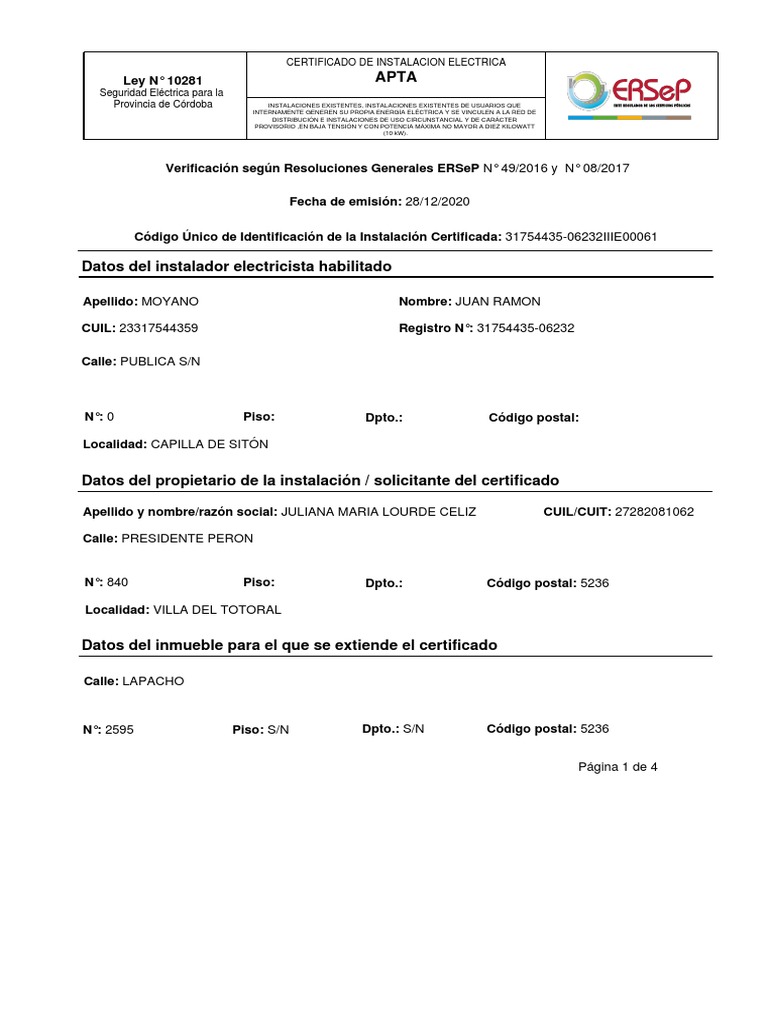 Formulario 31 | PDF | Ingenieria Eléctrica | Cableado eléctrico