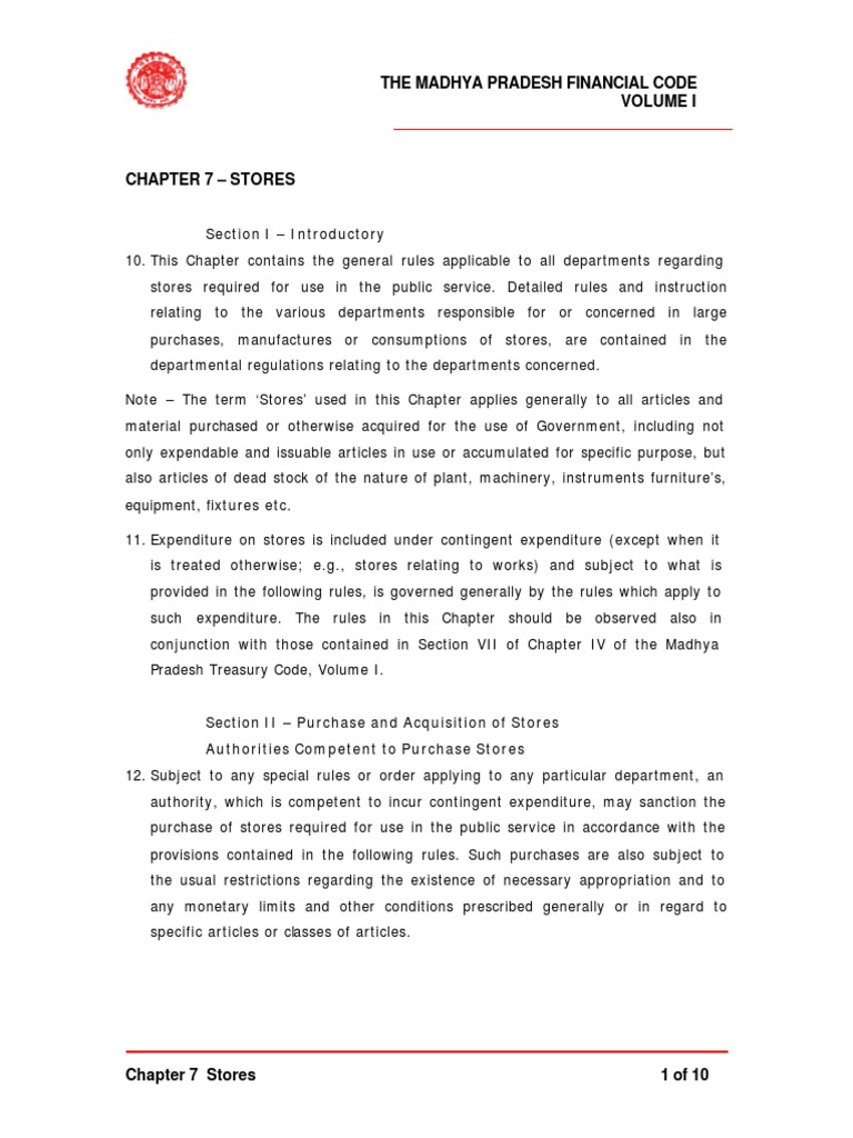 Chapter 7 Stores 1 of 10 | PDF | Inventory | Expense