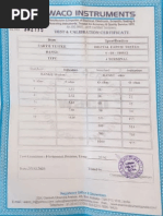 Earthing Test Certificate PDF | PDF