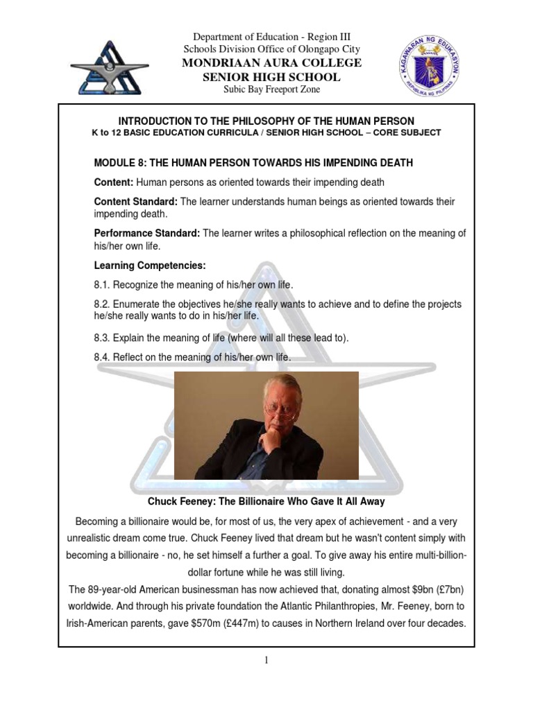 Understanding Impending Death's Meaning | PDF | Meaning Of Life | Nihilism