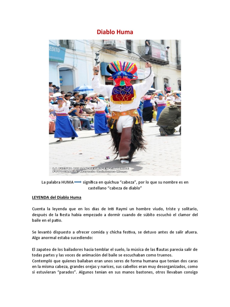 Diablo Huma | PDF | Ropa