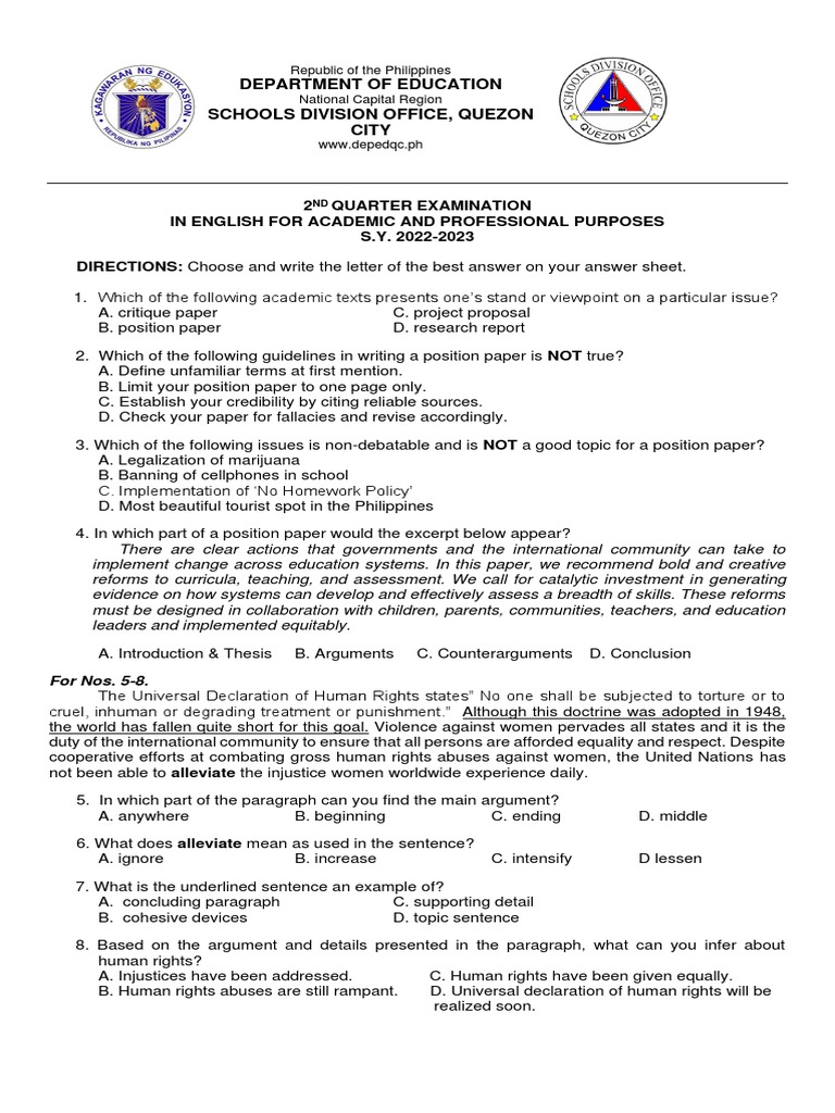 Eapp 1 | PDF | Questionnaire | Argument Eapp 1 | PDF | Questionnaire | Argument