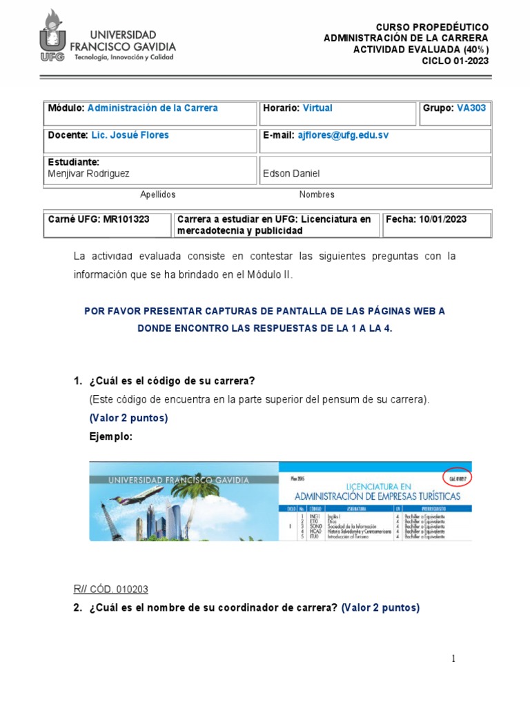 Actividad Evaluada Del Módulo II Hecha | PDF | Negocios