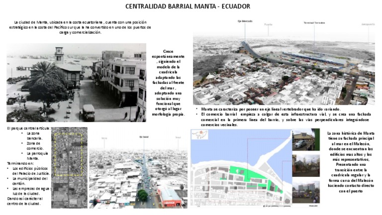 Centralidad Barrial en Manta, Ecuador | PDF | Ecuador