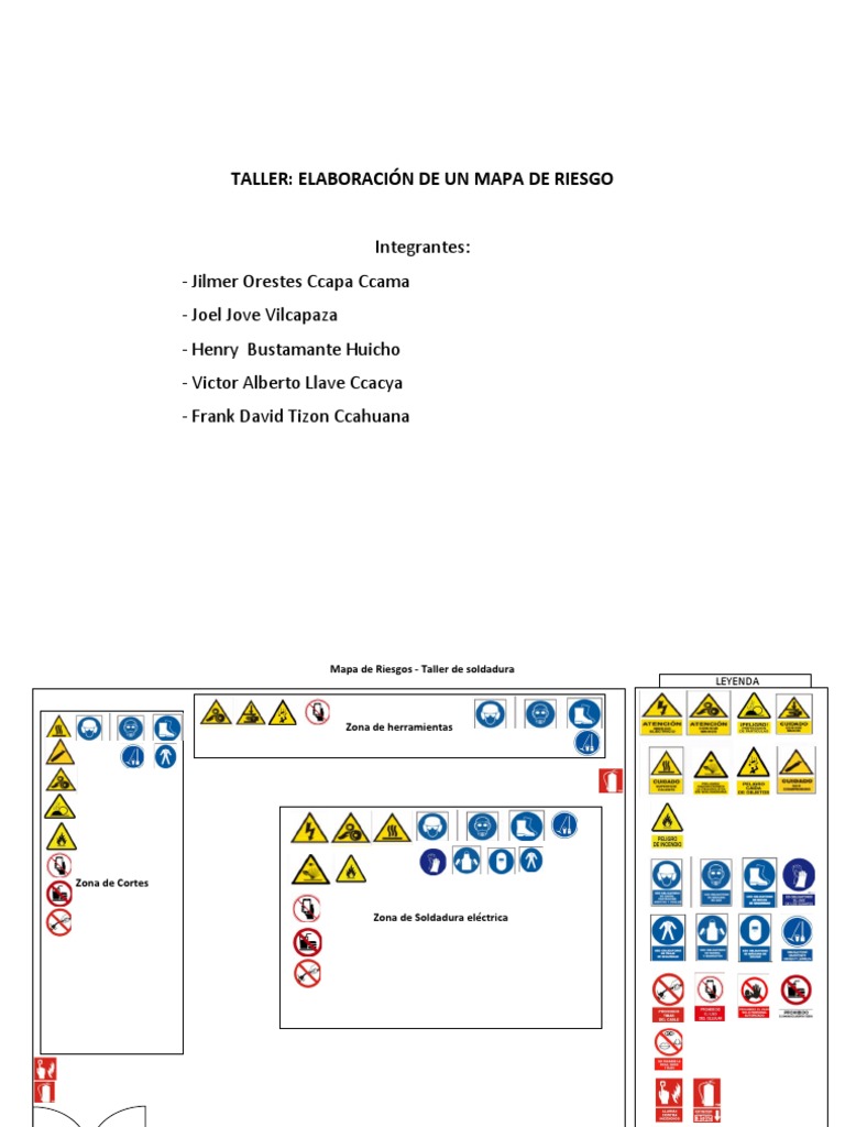 Cómo elaborar un mapa de riesgos para un taller de soldadura | PDF