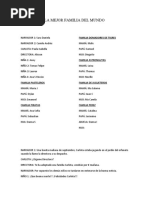 Cuento - La Mejor Familia Del Mundo - Susana López | PDF | Naturaleza