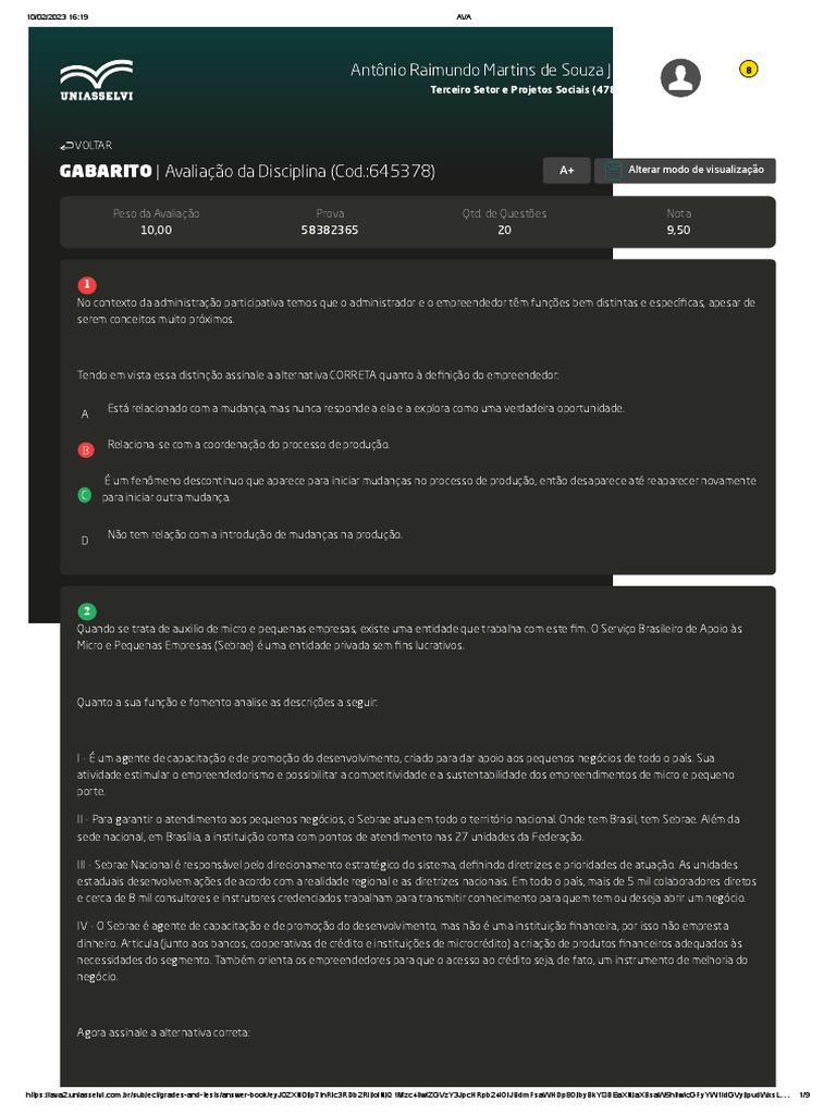Prova Uniasselvi | PDF | Inovação | Comunicação