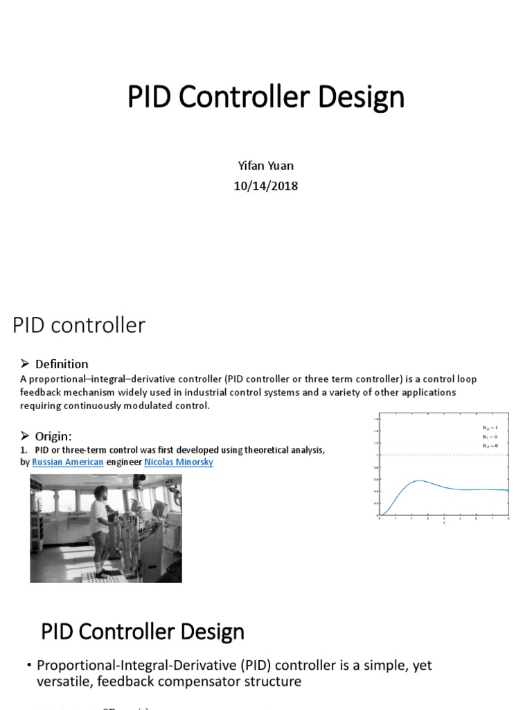 2018 - 10 - 19 - Yifan - PID Controller Design | PDF | Control Theory ... 2018 - 10 - 19 - Yifan - PID Controller Design | PDF | Control Theory ...