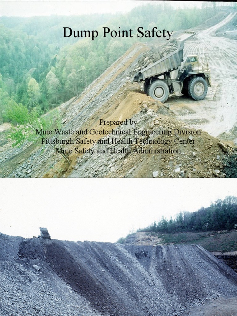 Dump Point Safety Guidelines for Miners | PDF | Truck | Truck Driver