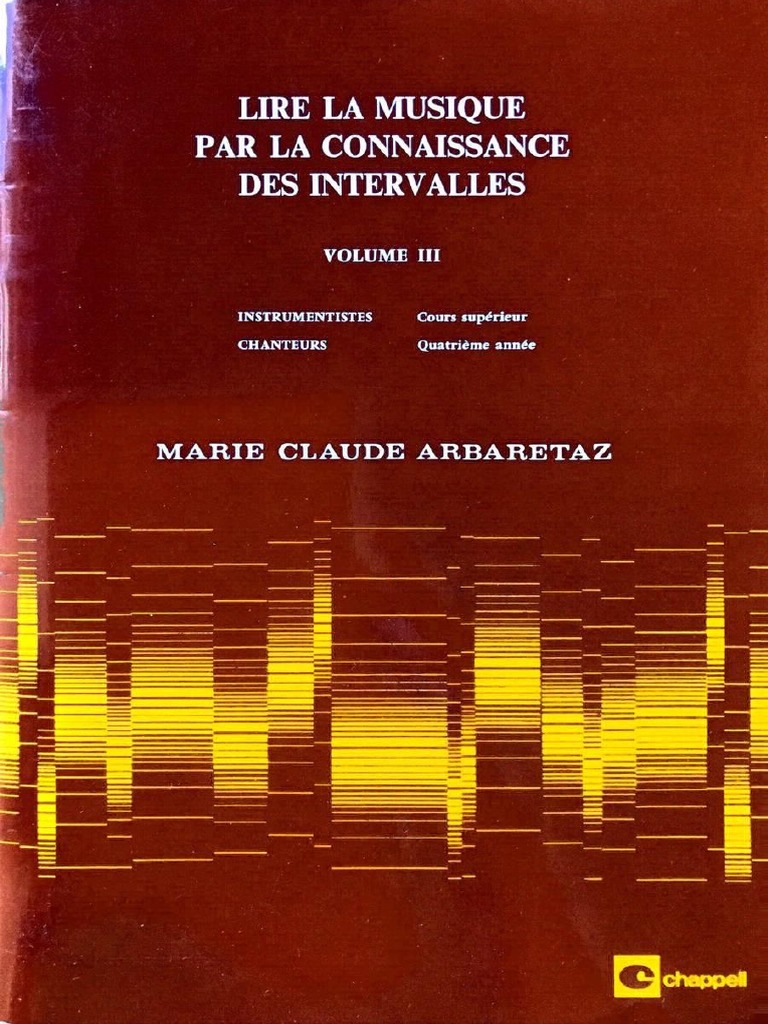 Vol 3 Lire La Musique Par La Connaissance Des Intervalles | PDF