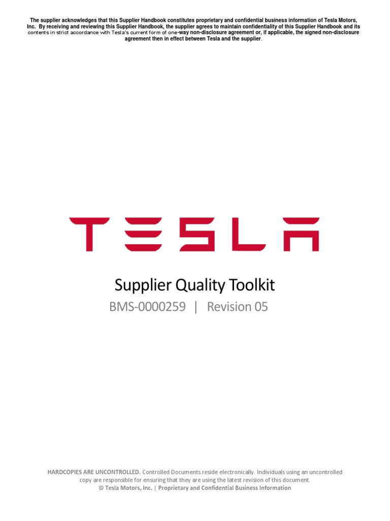 Supplier Quality Toolkit | Download Free PDF | Information Technology | Information Science