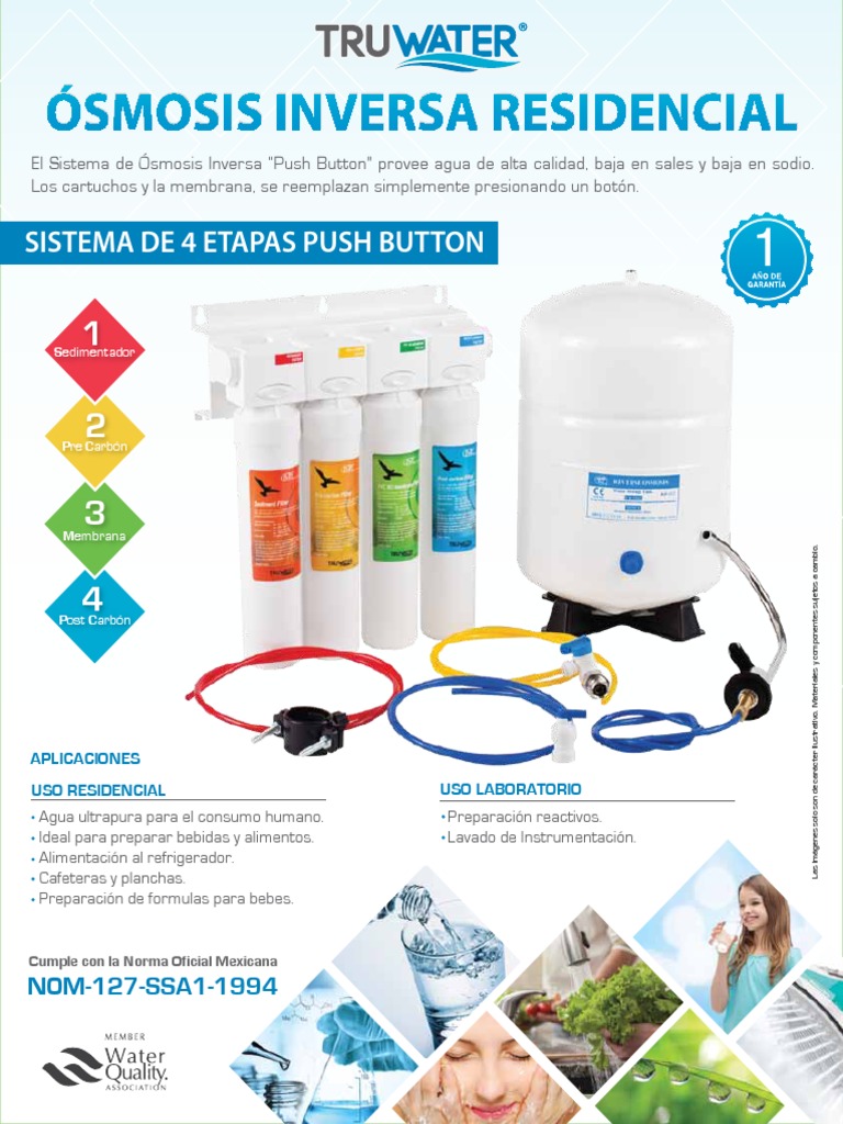 TDS Truwater | PDF | Agua | Ósmosis