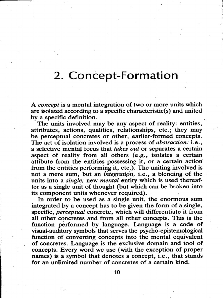 Concept Formation PDF