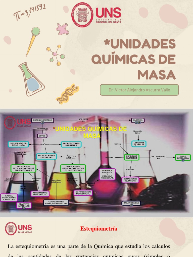 Ix. Unidades Quimicas de Masa | PDF | Química | Estequiometría