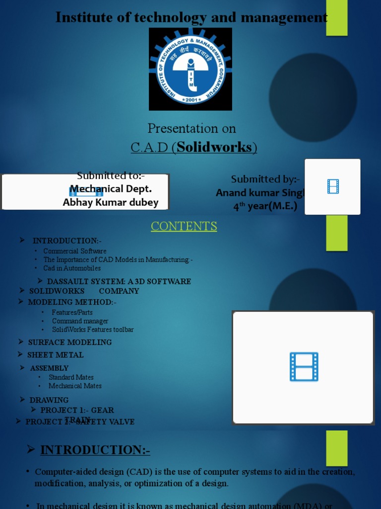 Mini Project Presentation | PDF | Computer Aided Design