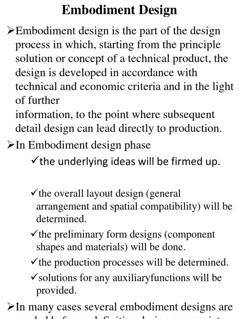 Embodiment Design | PDF | Gear | Force