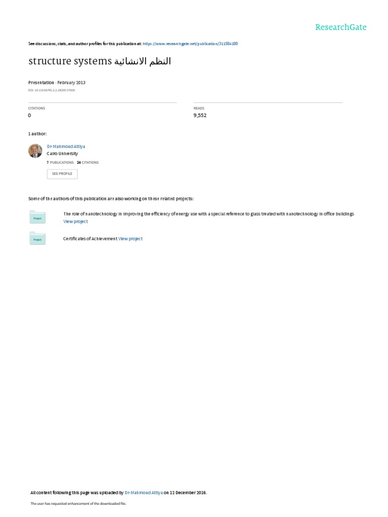 Structure Systems | PDF