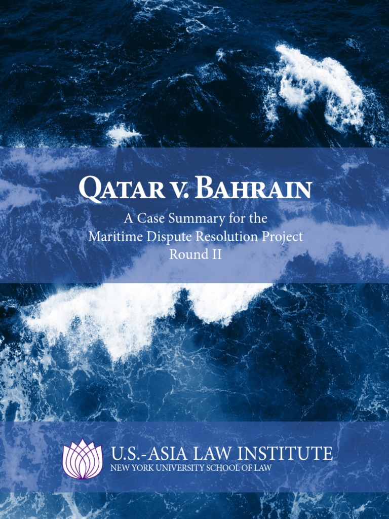 Qatar V Bahrain | Download Free PDF | Territorial Waters | Exclusive ...