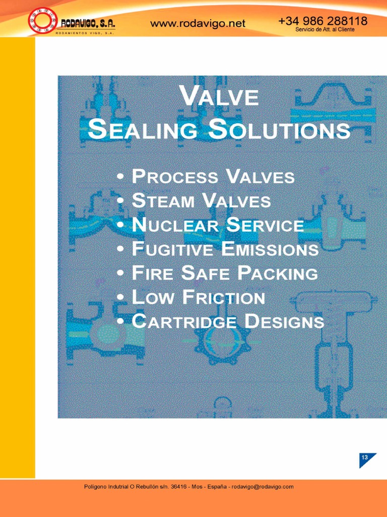 SEPCO 10 Soluciones de Sellado de La Válvula | PDF | Graphite | Valve