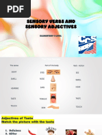 Five Senses Words Lists | PDF | Taste | Odor