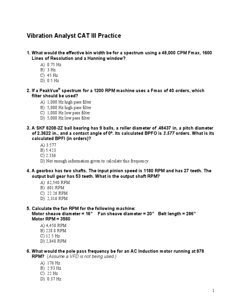 Training Cat III Practice Exam Asset Optimization en 39842 | PDF | Root ...