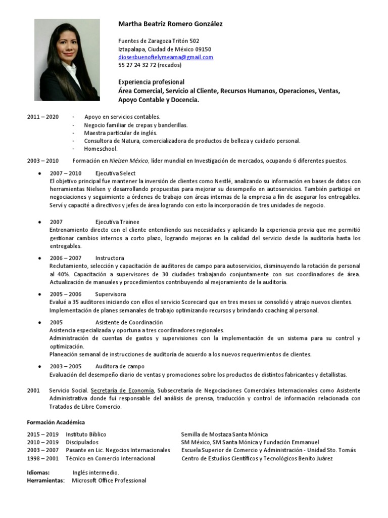 CV Beatriz Romero 2022 | PDF | Gestión de recursos humanos | Business