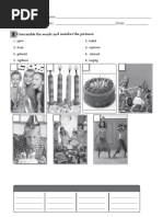 Cambridge Starters Reading & Writing Test | PDF