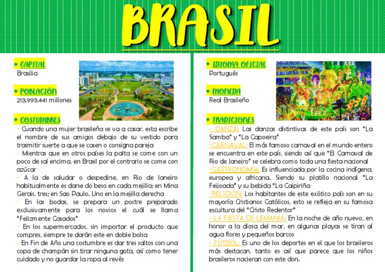 Información esencial sobre Brasil | PDF