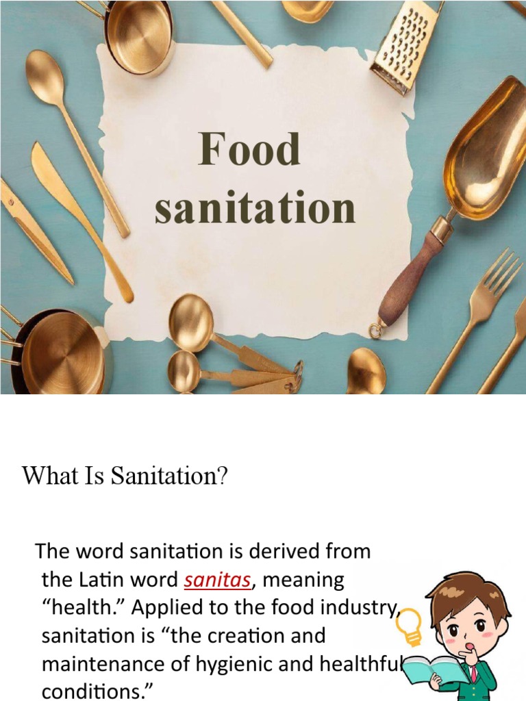 Food Sanitation | PDF