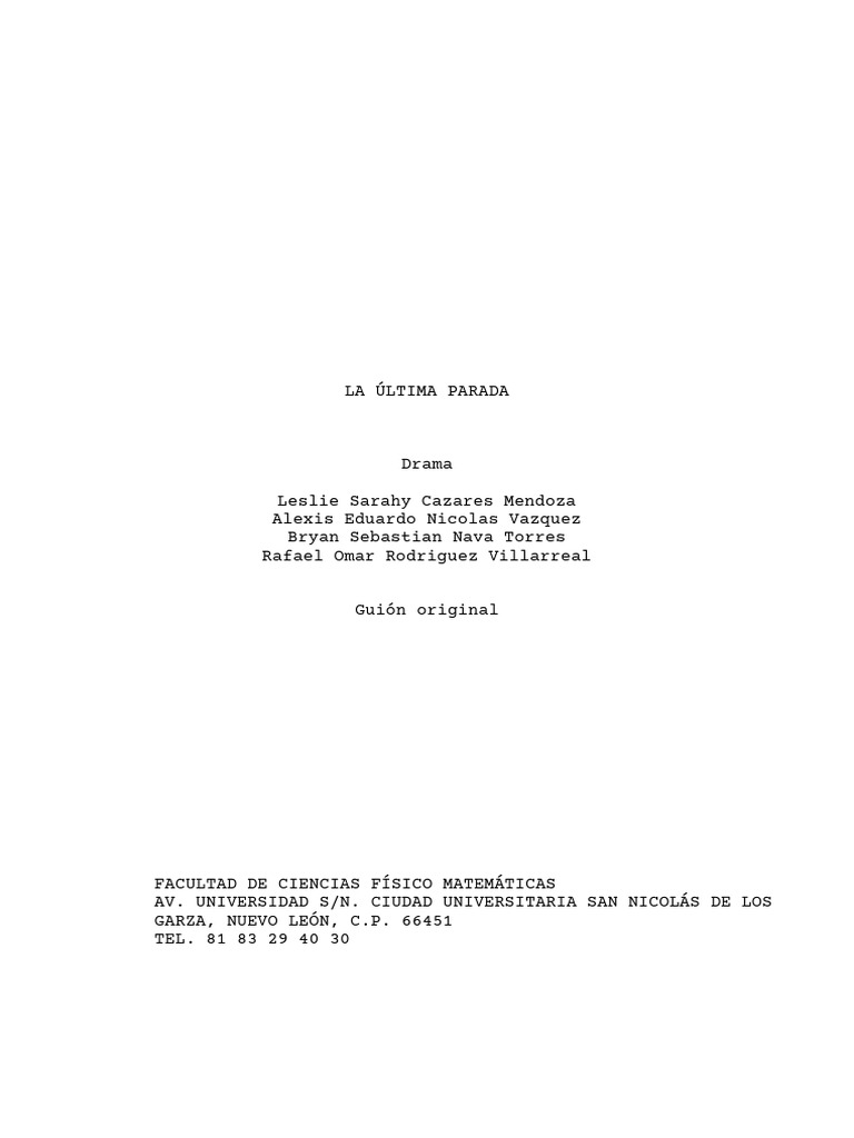 La Última Parada | PDF | Transporte | Vehículo de motor