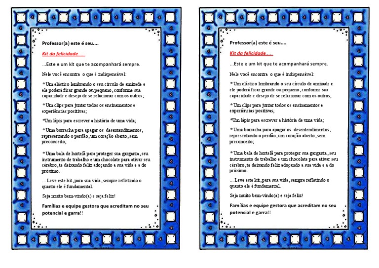 Kit Da Felicidade Pdf
