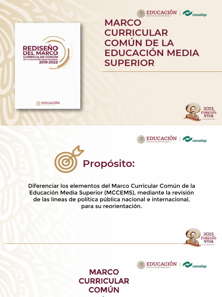 MARCO CURRICULAR COMÚN DE LA EDUCACIÓN MEDIA SUPERIOR | PDF | Plan de ...
