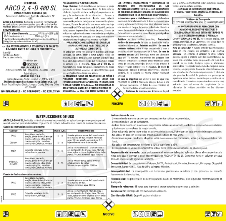 Etiqueta 04 Arco 24 D 480SL | PDF