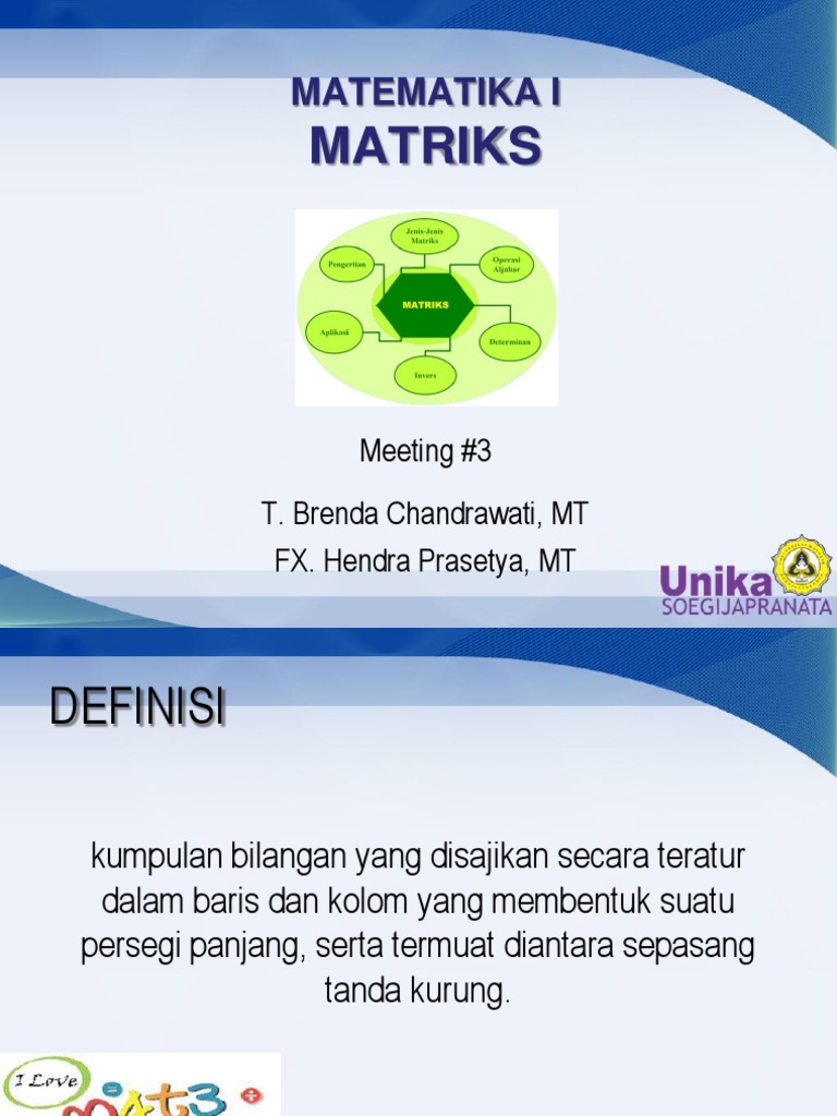 Meeting 3 Matriks | PDF
